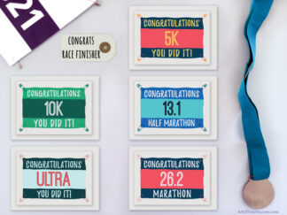 Congratulations 10k card - Art Of Your Success