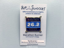 Marathon Runner Enamel Pin Badge - Art Of Your Success