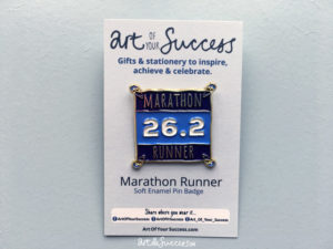Marathon Runner Enamel Pin Badge - Art Of Your Success