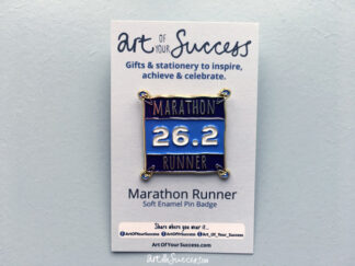 Marathon Runner Enamel Pin Badge - Art Of Your Success