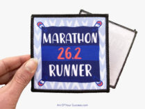 Marathon runner patch - Art Of Your Success