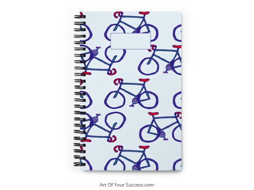Bike Spiral notebook - Art Of Your Success
